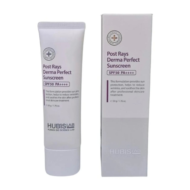 HUBISLAB POST RAYS DERMA PERFECT FACE CREAM FOR SUN PROTECTION SPF 50, 50 g